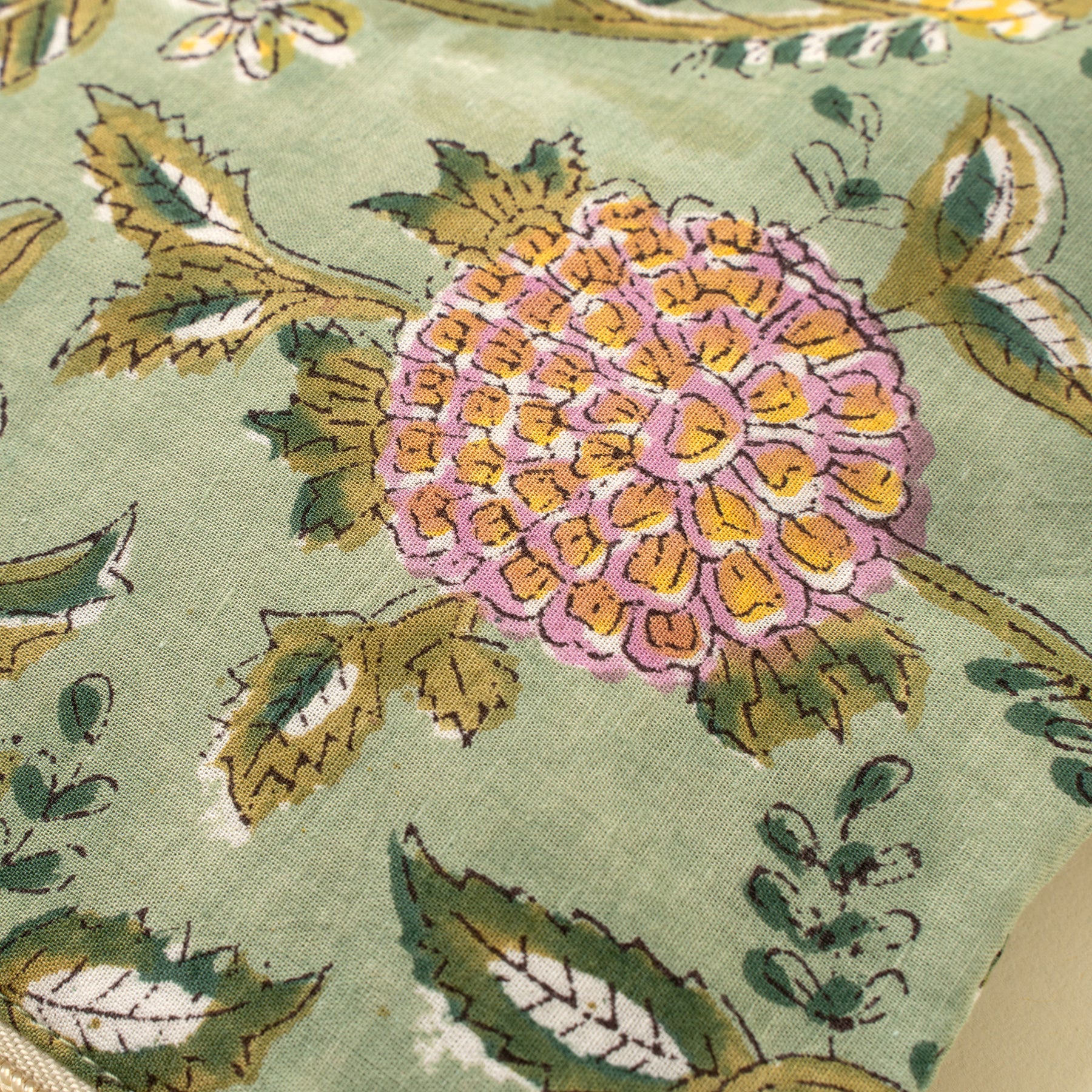 Garden Block Print Pouch – TUCK