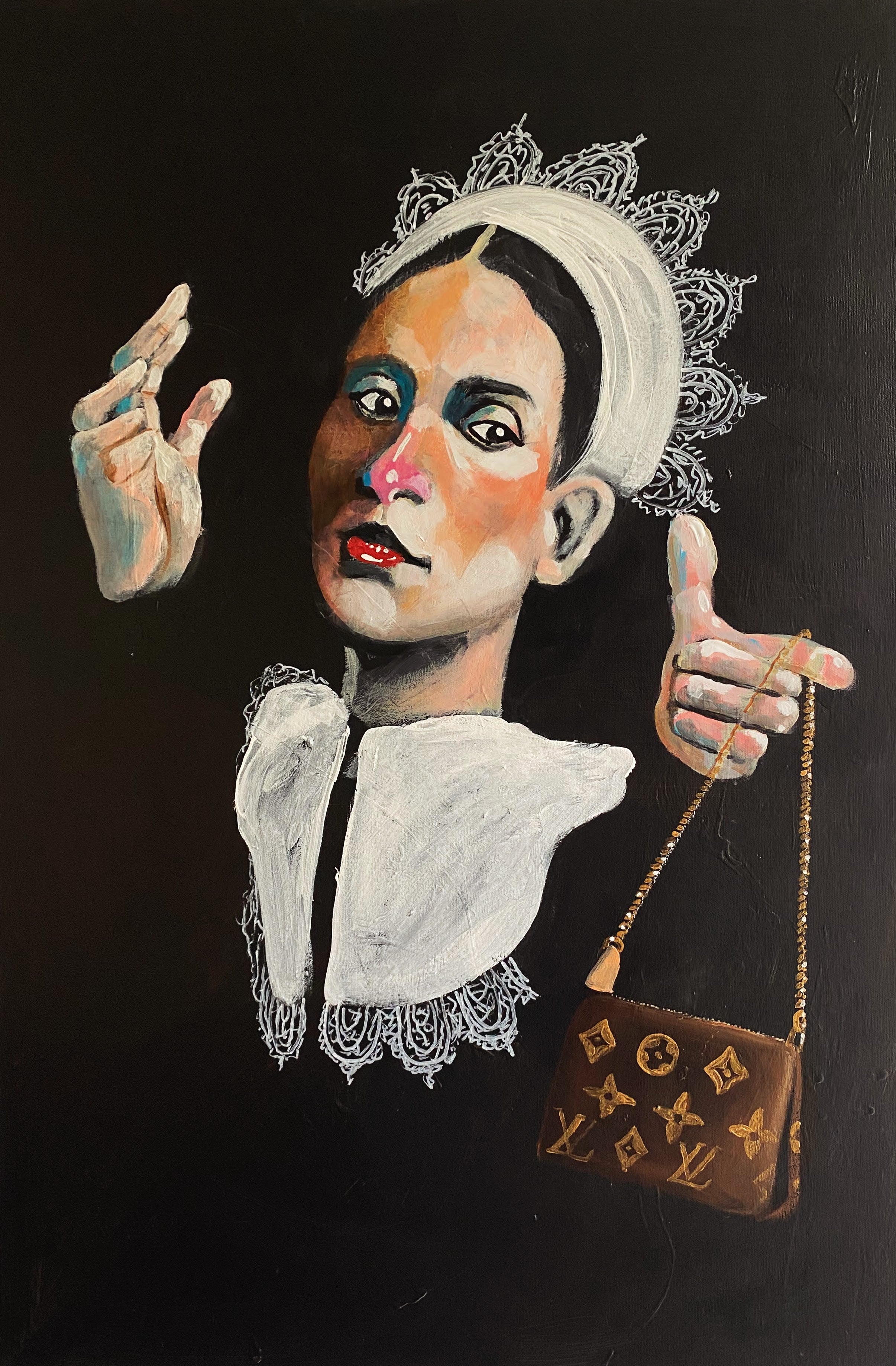 A Question of Balance | Acrylic Painting on Canvas by Robert Moore – TUCK