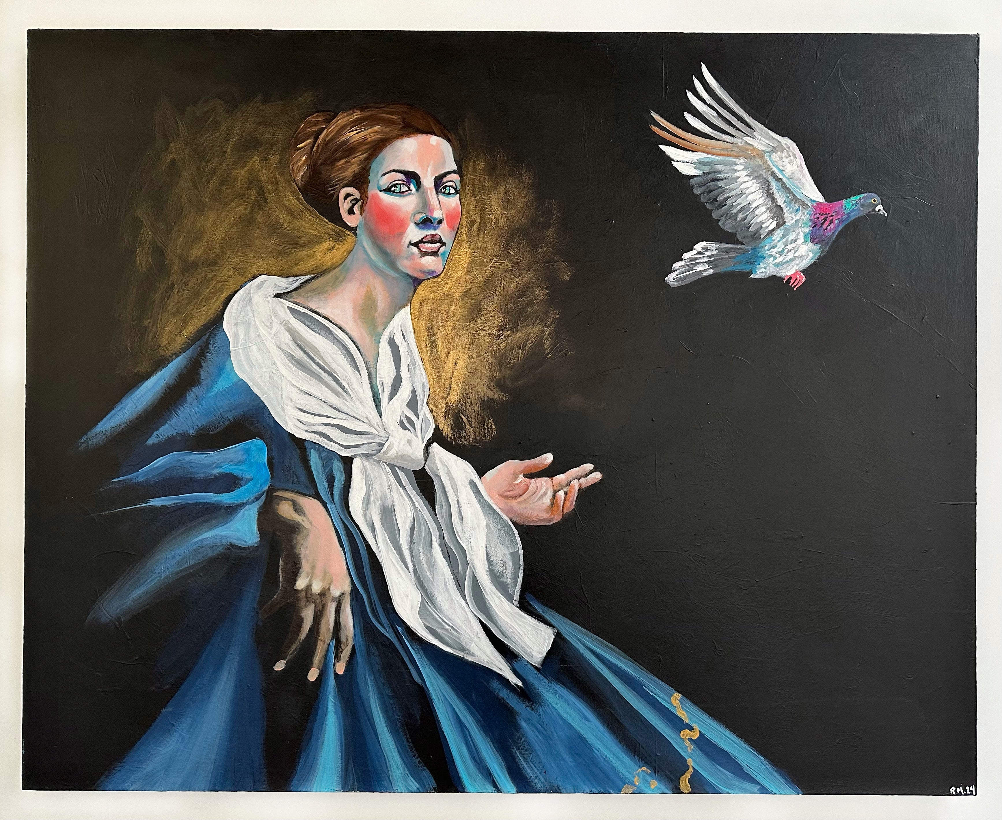 Release | 48" x 60" Acrylic Painting by Robert Moore | Tuck Studio – TUCK