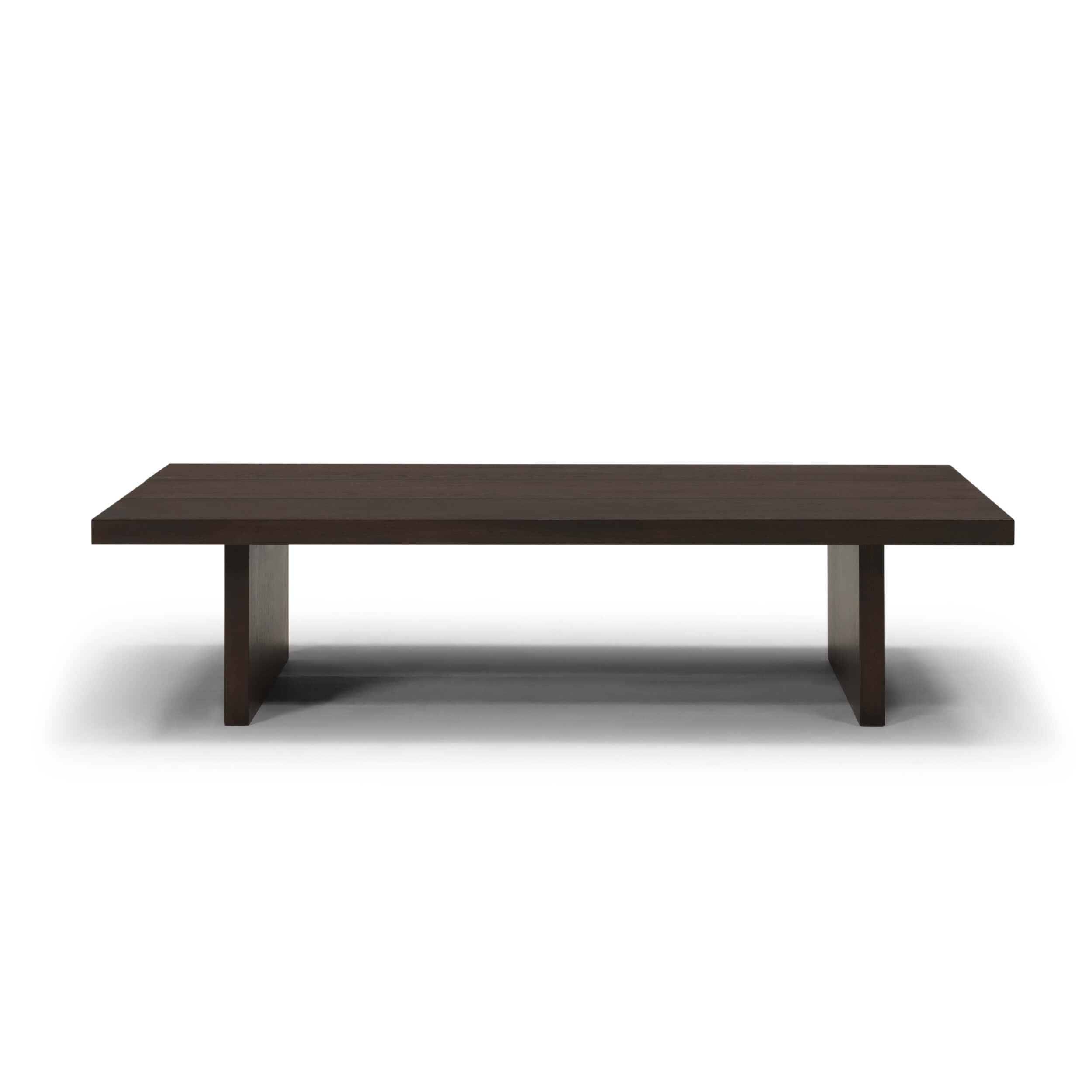 Homework Rectangular Coffee Table in Smoked Oak - Tuck Studio – TUCK