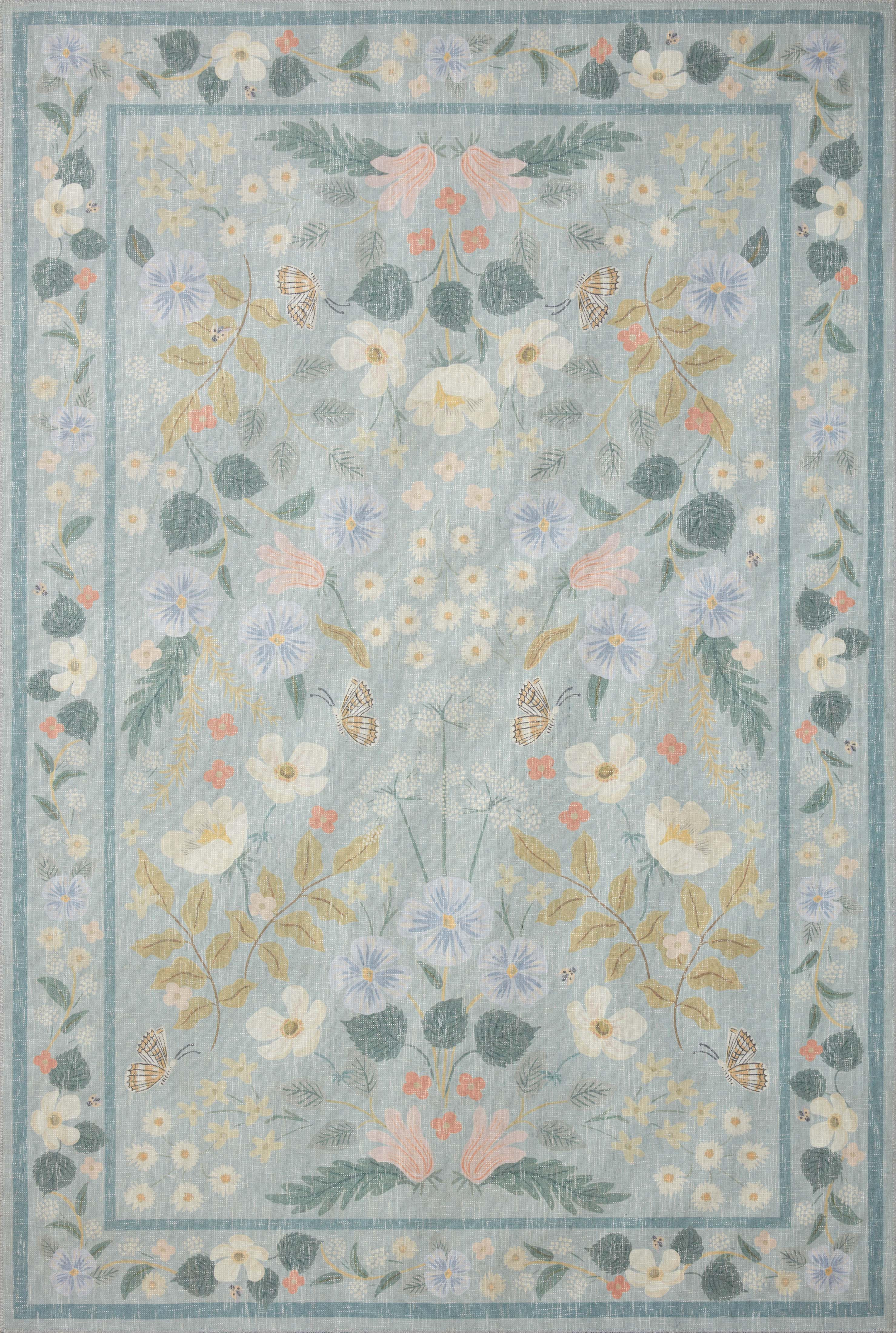 Cotswolds Sky Rug by Rifle Paper Co. x Loloi | Tuck Studio – TUCK